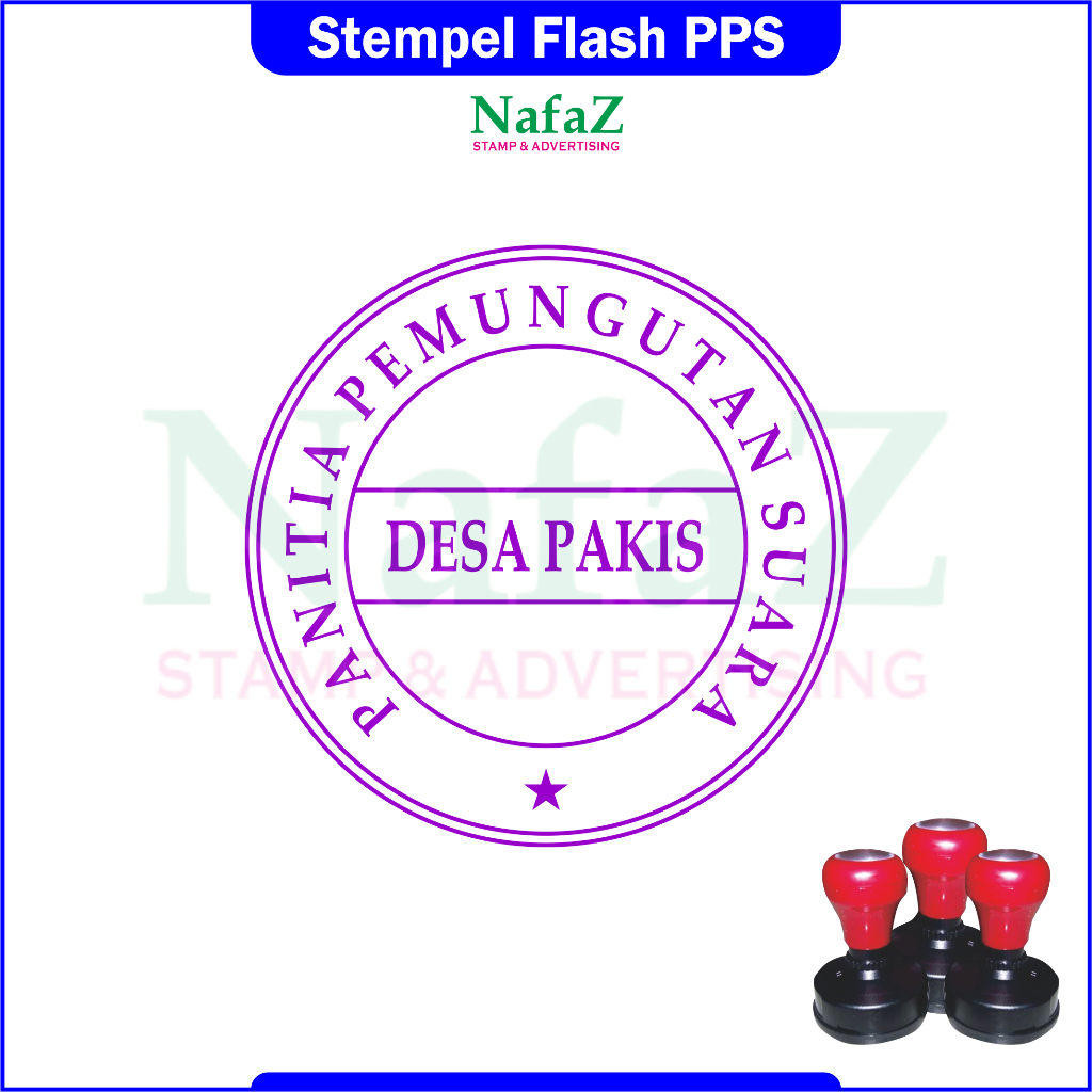 Jual Stempel Pemilu Free tinta botol 5 ml, Stempel Kartu Suara, Stempel TPS, Stempel PPS ...