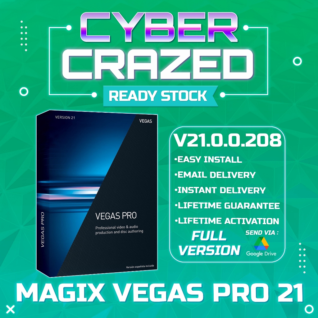 Jual Magix Vegas Pro 21 - Include Mocha Vegas & Magix Vegas Deep Learning Models Full Version ...