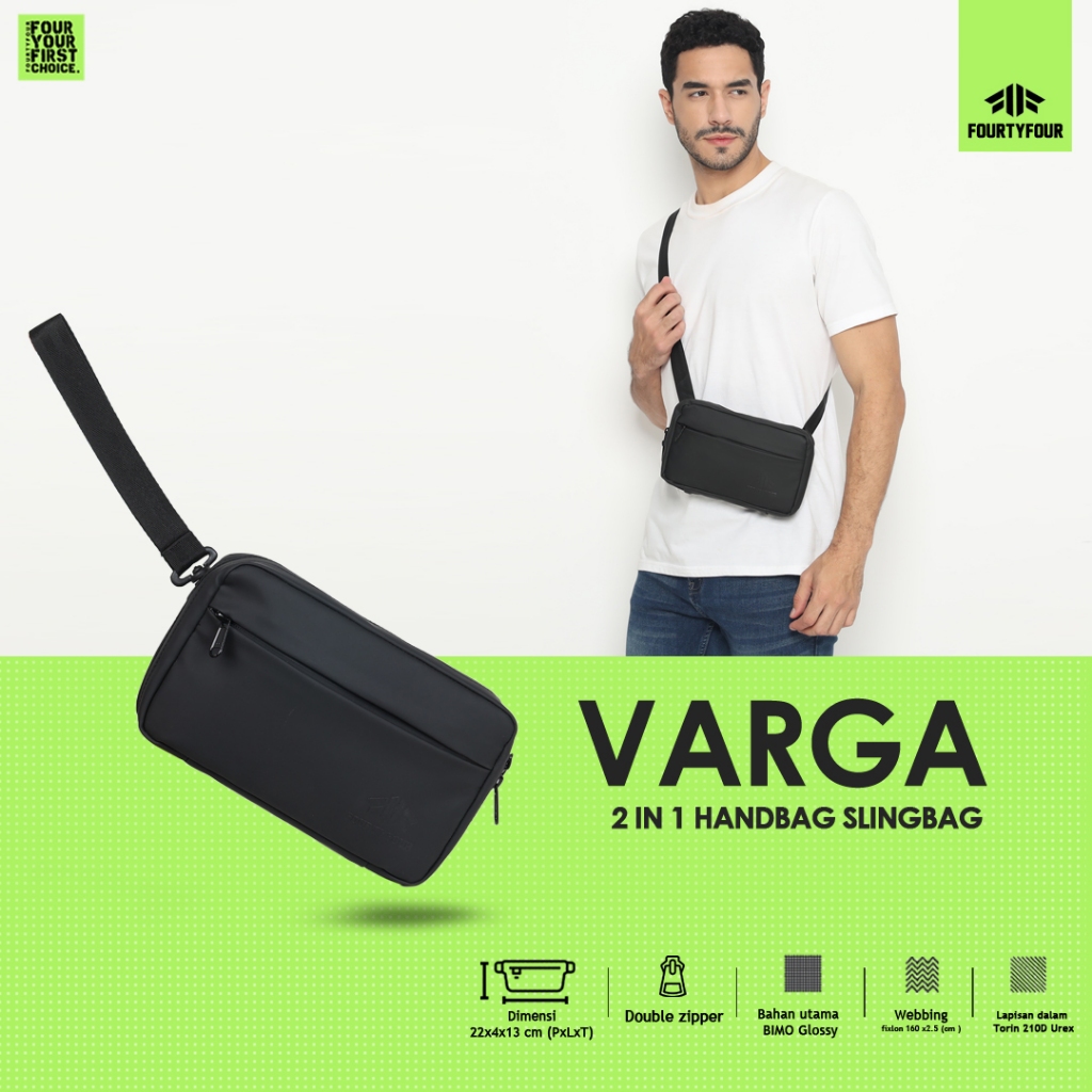 Jual FOURTYFOUR VARGA - Tas Selempang Pria Slingbag Waterproof ...