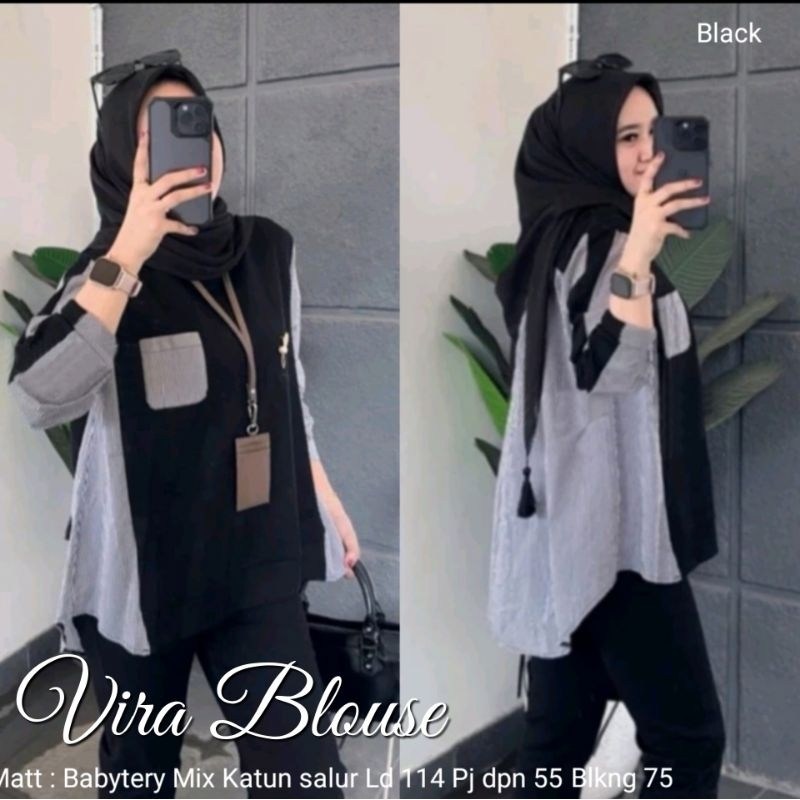 Jual VIRA BLOUSE / BAJU WANITA TERBARU KEKINIAN / ATASAN WANITA TERBARU ...