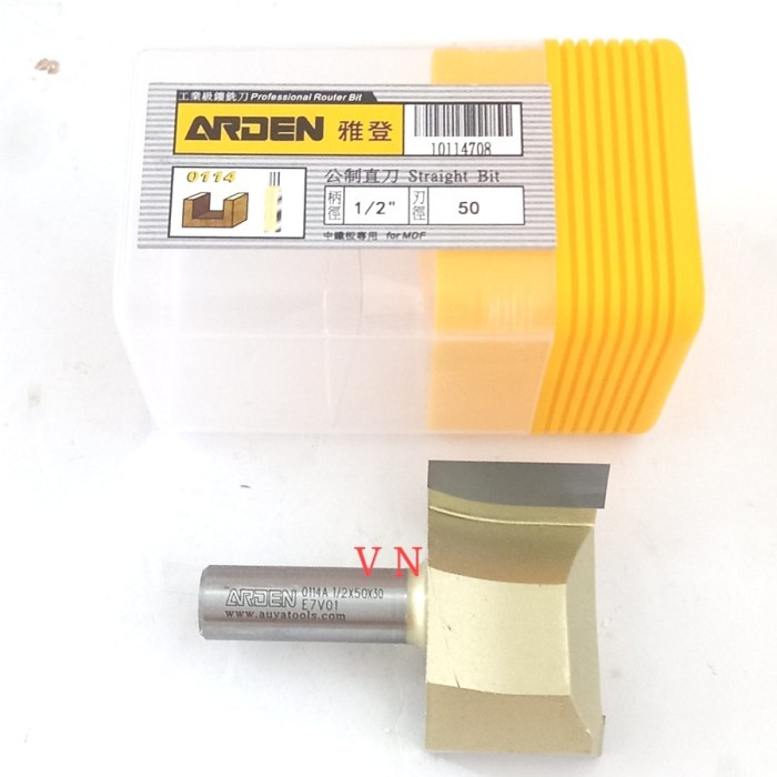Jual Mata Router/Profil Lurus 50mm x 30mm As 1/2 Straight Bits Merk ...