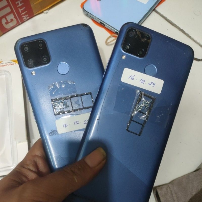 Jual realme c15 4/64 minus lcd baca deskripsi | Shopee Indonesia