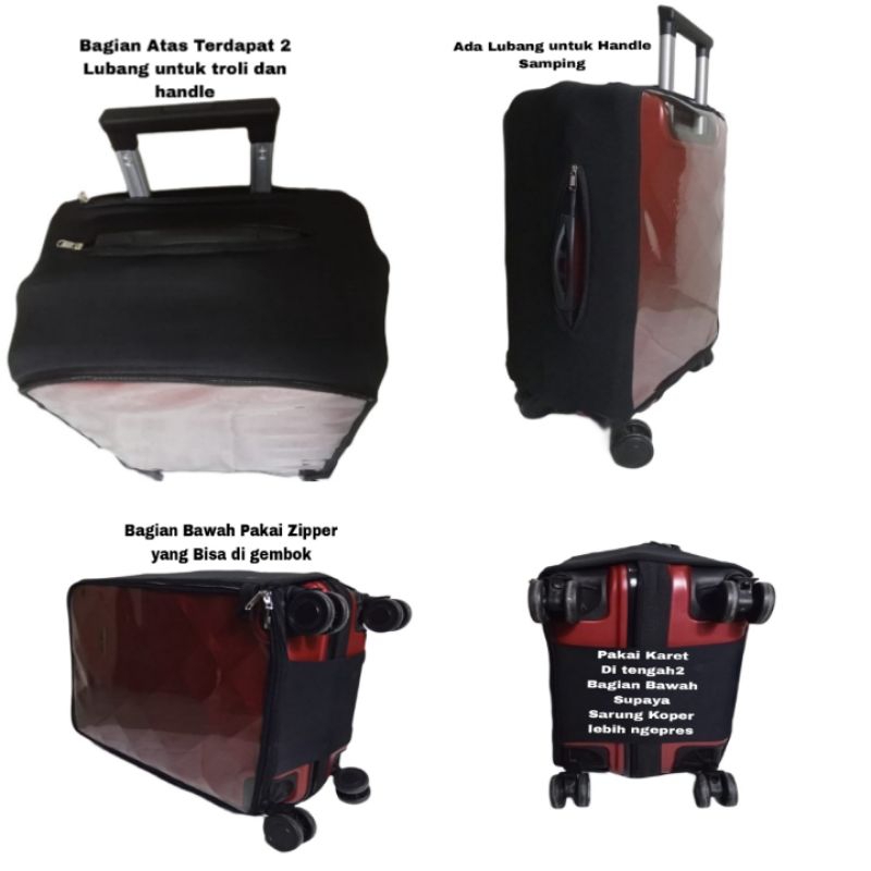 Jual Sarung Koper Luggage Cover Koper Condotti Bisa di Pakai Semua ...