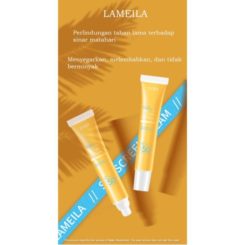 Jual Lameila~ SVMY SPF 50 PA+++ SUNSCREEN Cream Pelindung Sinar ...