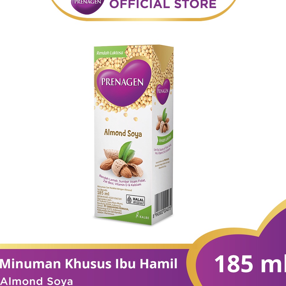 Jual Laris Prenagen UHT Velvety Choco Berry Love Almond Soya 185ml PER PCS | Shopee Indonesia