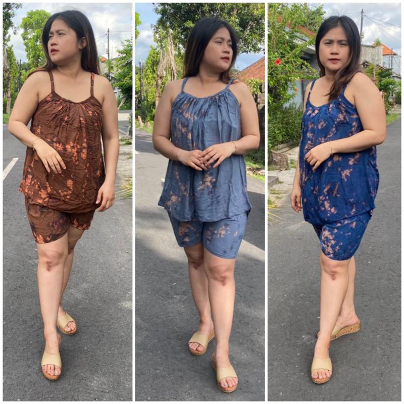 Jual setelan tank top celana pendek viral termurah | Shopee Indonesia