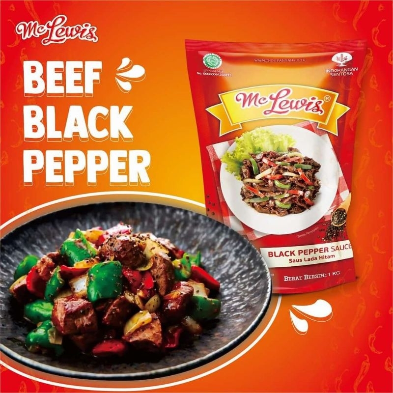 Jual MC LEWIS BLACK PEPPER 1KG | Shopee Indonesia