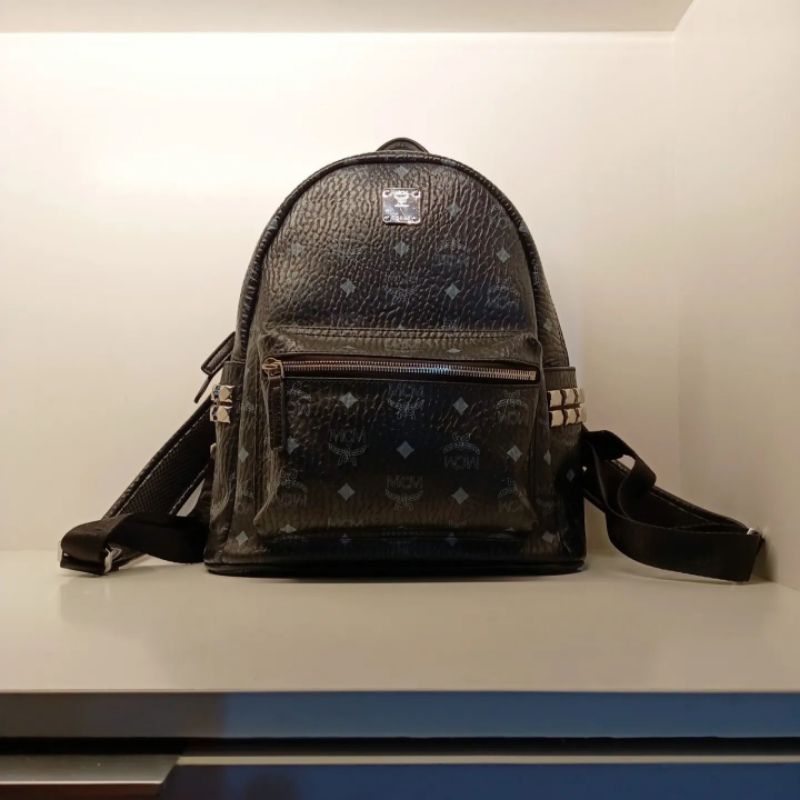 Jual MCM Stark Side Studs Backpack | Shopee Indonesia