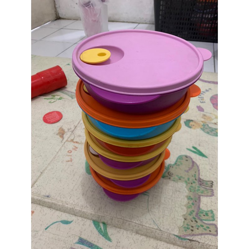 Jual CWL Besar 1L Second/PL Tupperware Original Tempat Makan dewasa ...