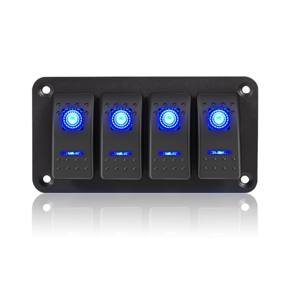 Jual SAKLAR OFFROAD 4 GANG SWITCH PANEL ARB Models Frame Almunium Alloy ...
