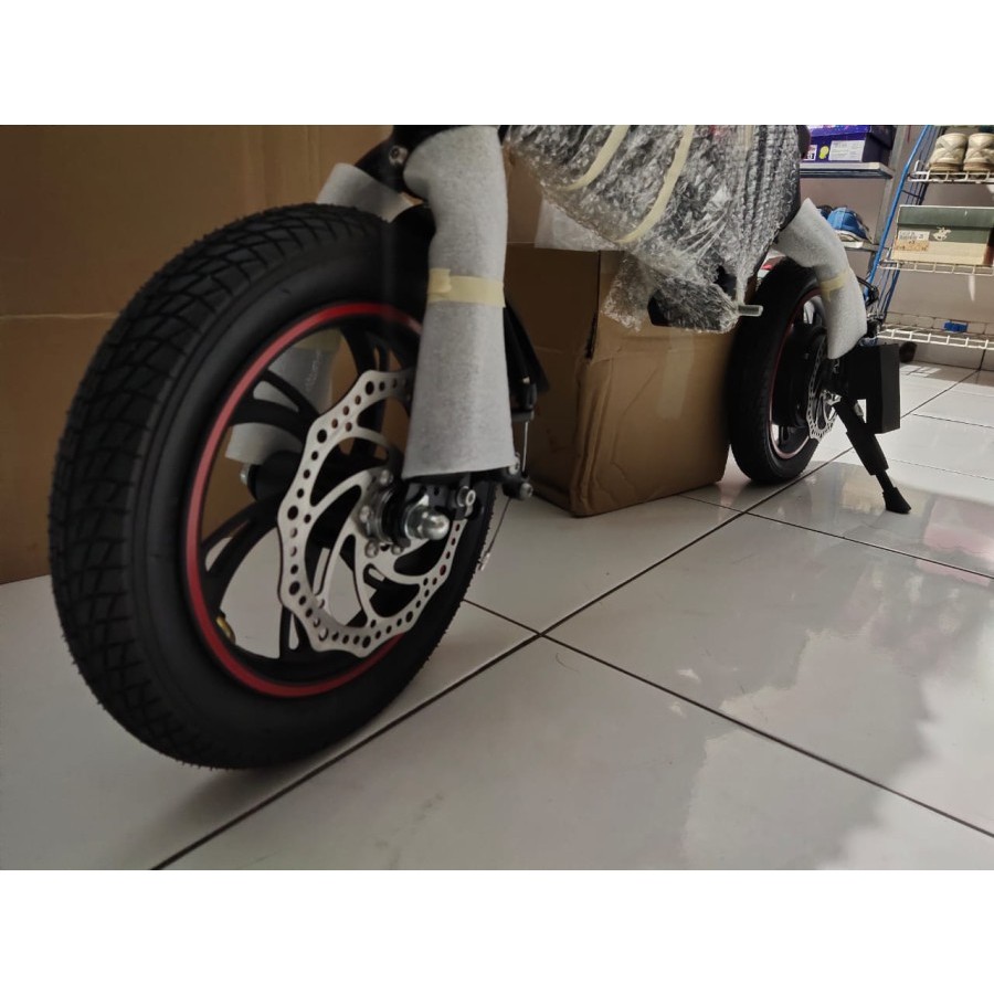 Jual Sepeda Listrik E Bike Scooter NEW DYU D1F / D1 F Dual Cakram Not ...