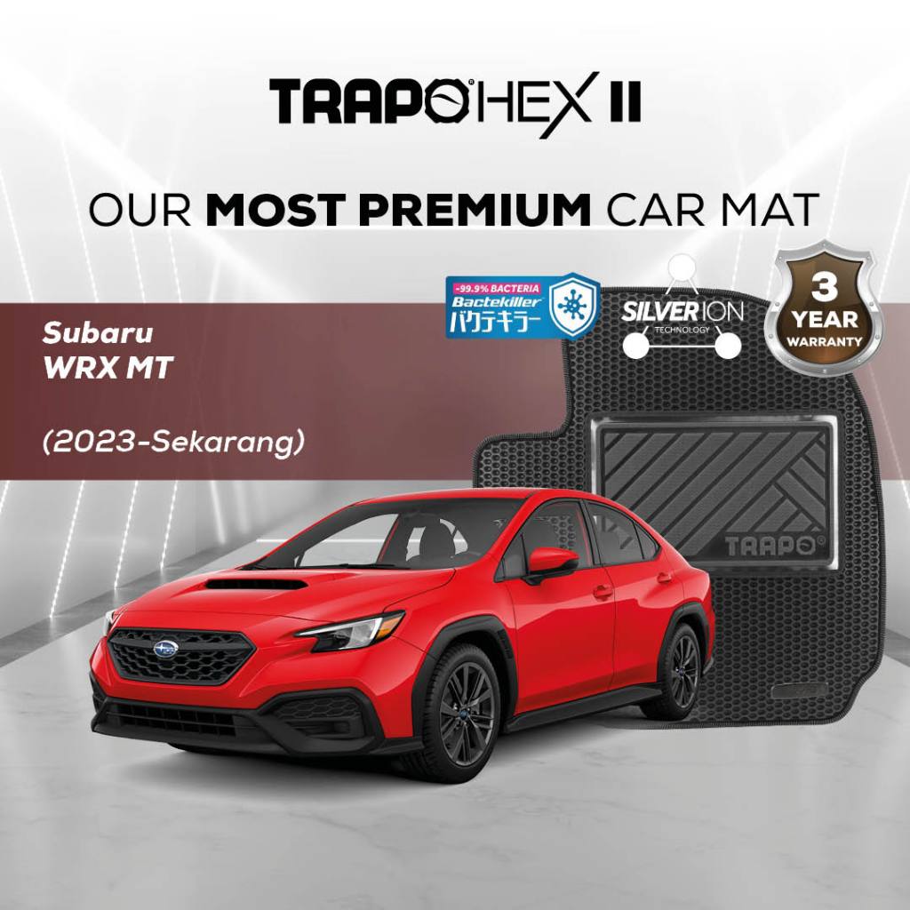 Jual Karpet Trapo HEX II Subaru WRX MT (2023 - Sekarang) | Shopee Indonesia