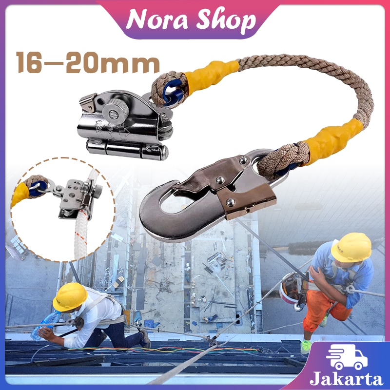 Jual Tali Safety Lanyard Adjustable Lanyard Tool Work Positioning ...