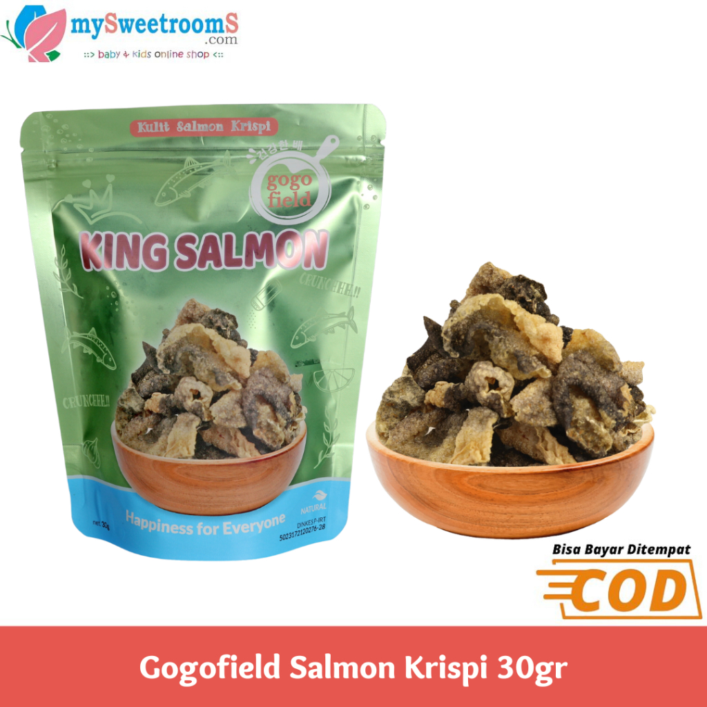 Jual Gogofield King Salmon Krispi 30gr ORIGINAL / Salmon Skin / Cemilan Kulit Salmon | Shopee ...
