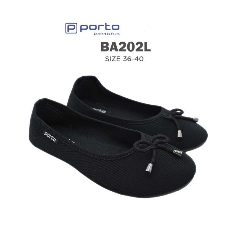 Jual Sepatu Balet Bahan Kain Wanita P. BA 202 (36/40) / Sepatu Flat ...