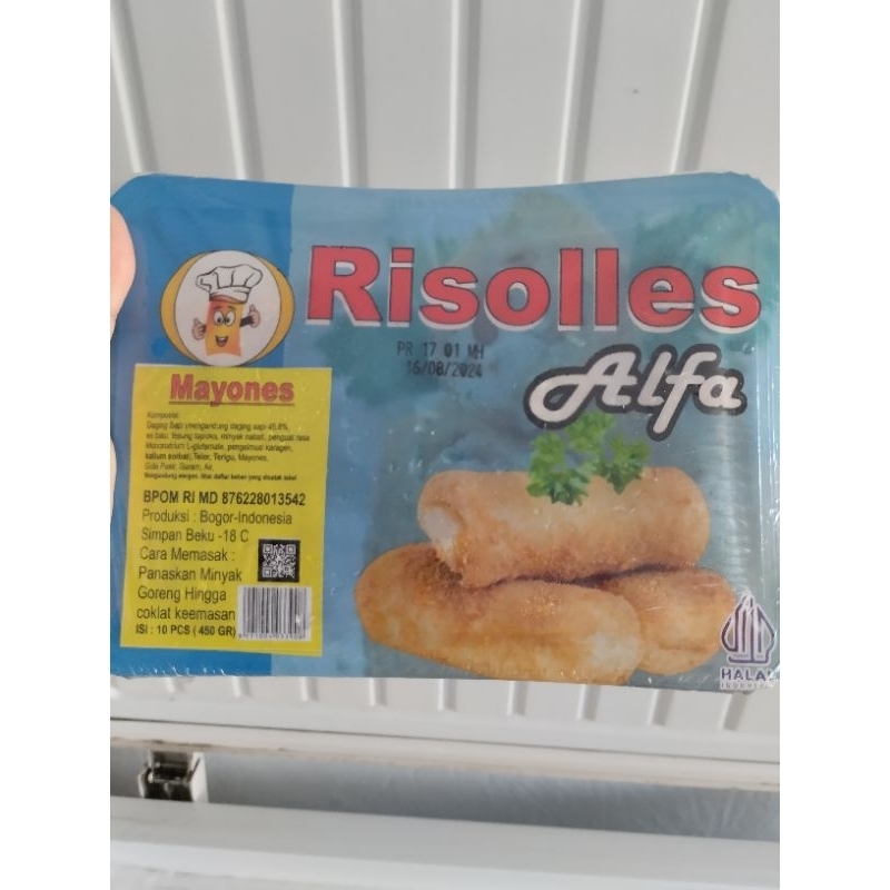 Jual Risolles Alfa Smoked Beef Mayonaise isi 10 | Shopee Indonesia