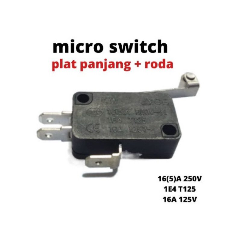 Jual Microswitch Gagang Roda / Saklar Lampu Tembak / Saklar Dim Lampu Tembak Sorot / Micro Limit ...
