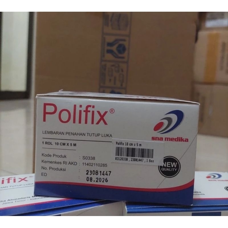 Jual plester polifik lembaran penutup luka 10cm x 5m/polifix 10cm x 5m ...