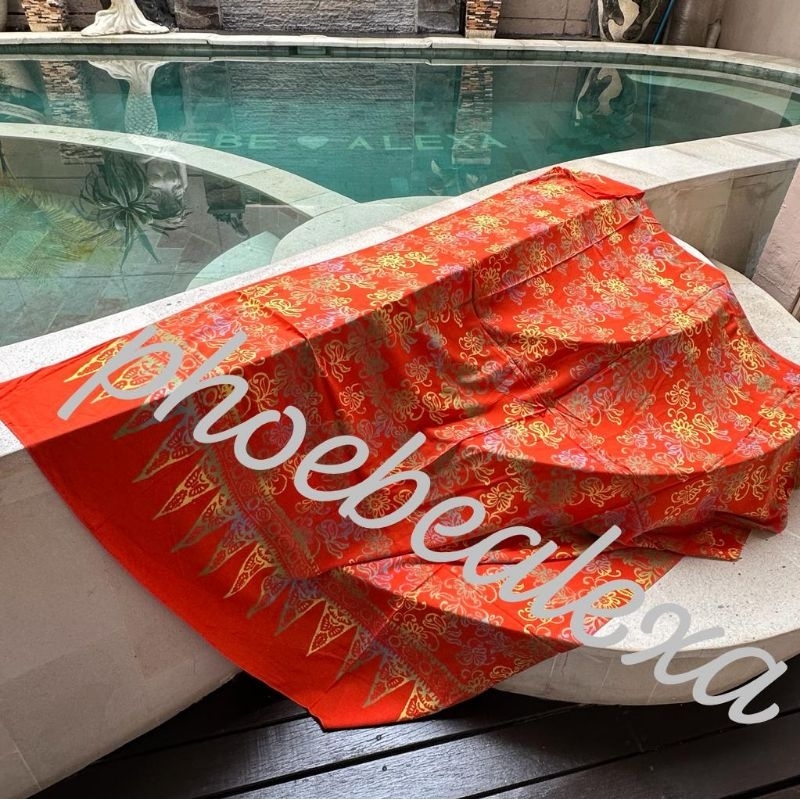 Jual Kain Pantai Bali Full Stamp Premium | Kain Pantai Canting Batik Bali | Swimsuit Cover| No ...