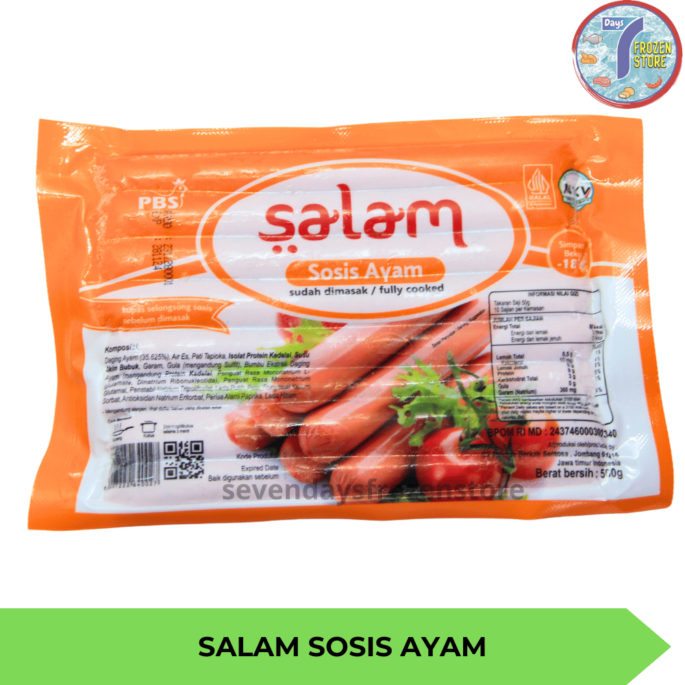 Jual Salam Sosis Ayam kemasan 500 gr | Shopee Indonesia