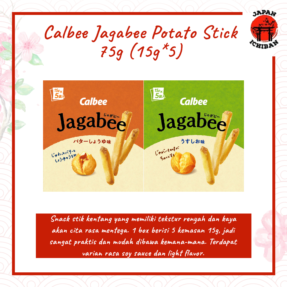 Jual Calbee Jagabee Potato Stick 75g - Camilan Kentang Original Japan | Shopee Indonesia