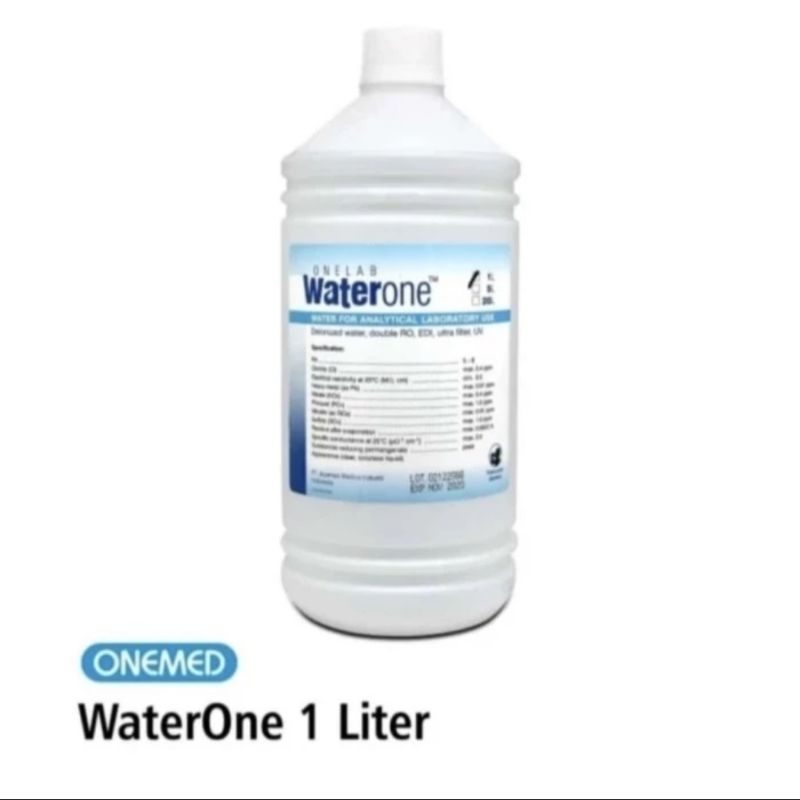 Jual Waterone onemed aquabides purified water 1 liter | Shopee Indonesia