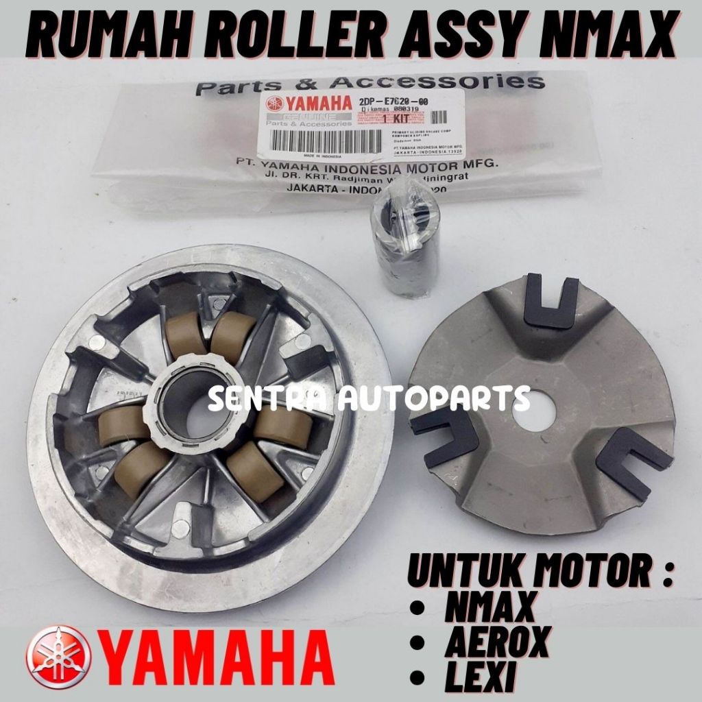 Jual Original YGP Rumah Roller Assy Nmax Aerox Lexi 1Set Rumah Roller Yamaha NMAX | Shopee Indonesia