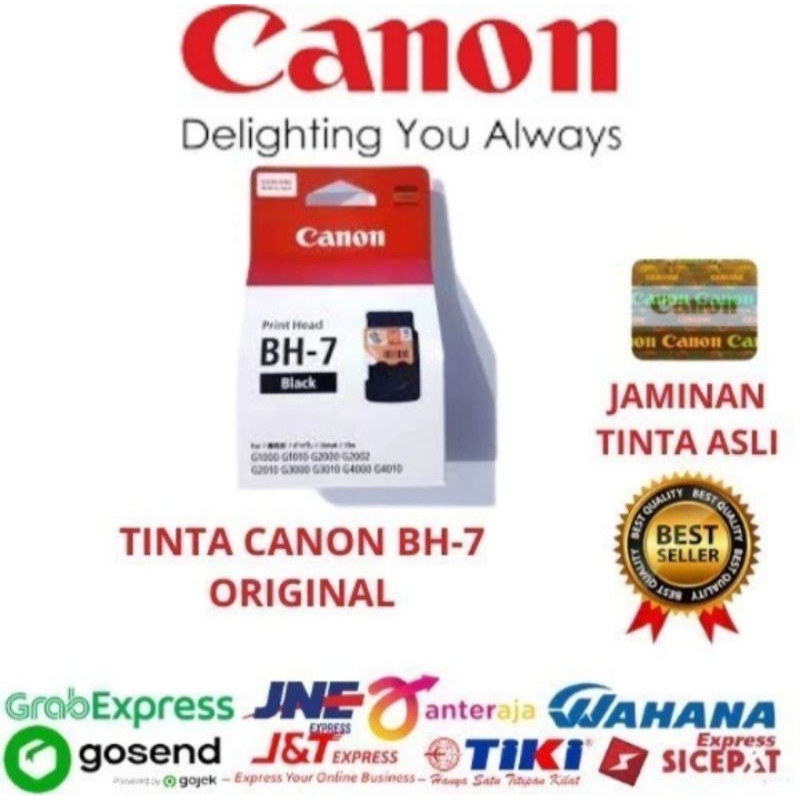 Jual Tinta Printhead Canon BH7 Black/Hitam Original Cartridge | Shopee ...