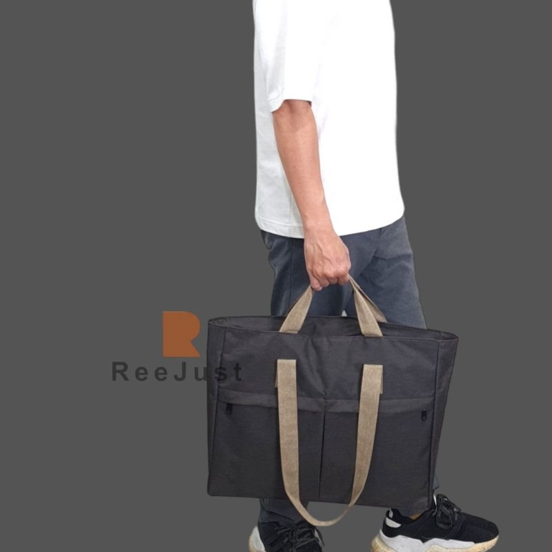 Jual Tote Bag Besar Resleting / Tas Jumbo | Shopee Indonesia