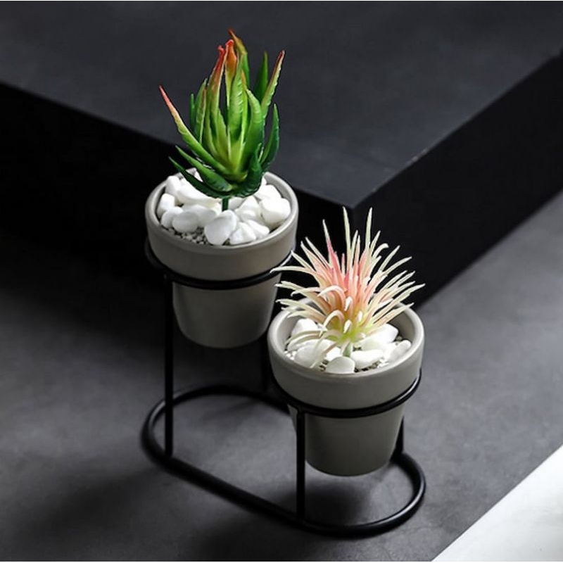 Jual standing pot sekulen, pot mini, dekorasi rumah dan taman/sekulen 2 ...