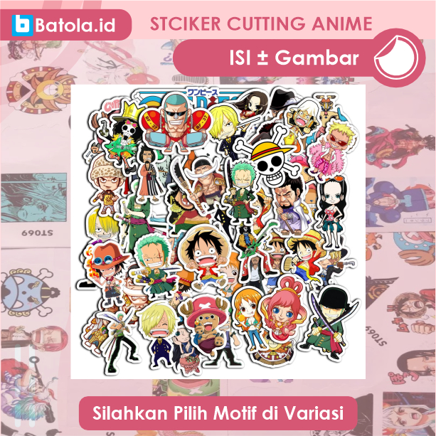 Jual Stiker Kartun Anime / Sticker One Piece / Stiker Helm / Stiker ...
