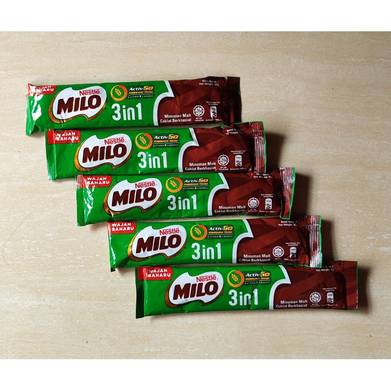 Jual Milo 3in1 Sachet 33gr ( Eceran ) | Shopee Indonesia
