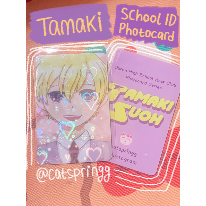 Jual Ouran high school host club (ohshc) tamaki School ID photocard by ...