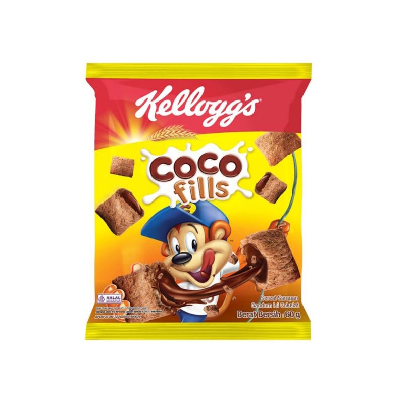 Jual Kellogg's Coco Fills Sereal Gandum Isi Coklat 60gr | Shopee Indonesia