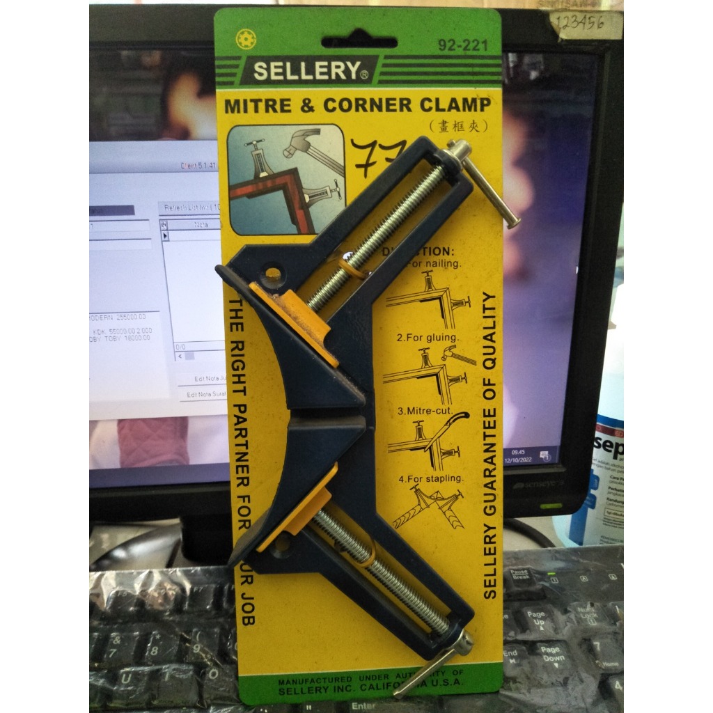 Jual SELLERY 92-221 Siku Mitter&Corner Clamp (Alat Klem/Siku Sudut ...