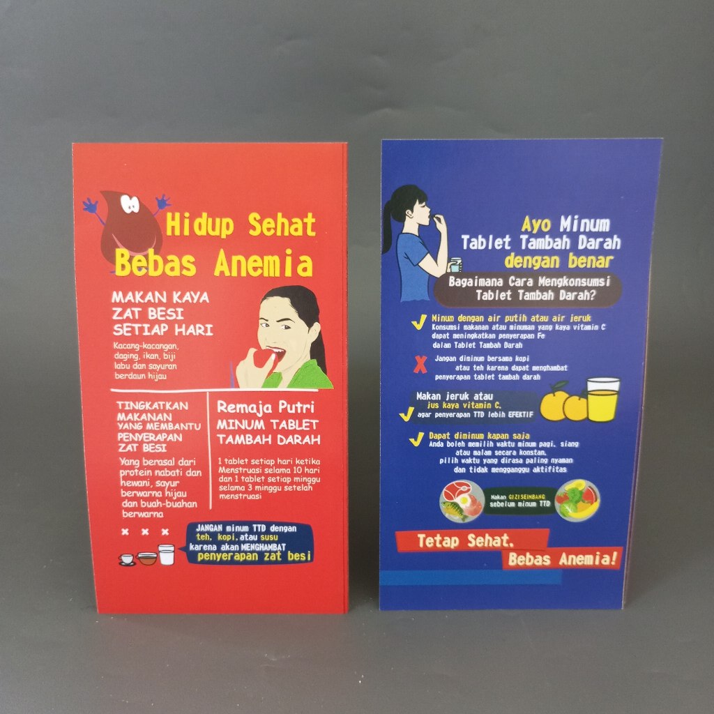 Jual Flyer Anemia, Brosur Anemia, Media Promkes, Kesehatan, Leaflet ...