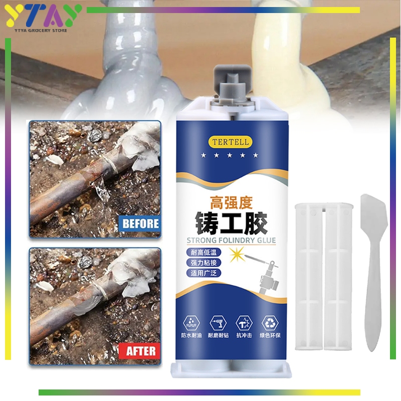 Jual Lem Ab Epoxy Kuat/Kuat Tahan Panas/Super 100g Untuk Reparasi Mobil ...