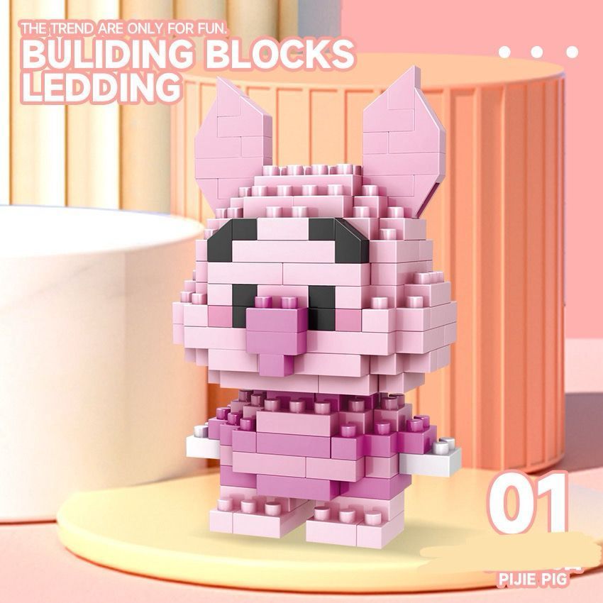 Jual [MS] Mainan Mini Brick Karakter / Balok Susun Mini / Building Box ...