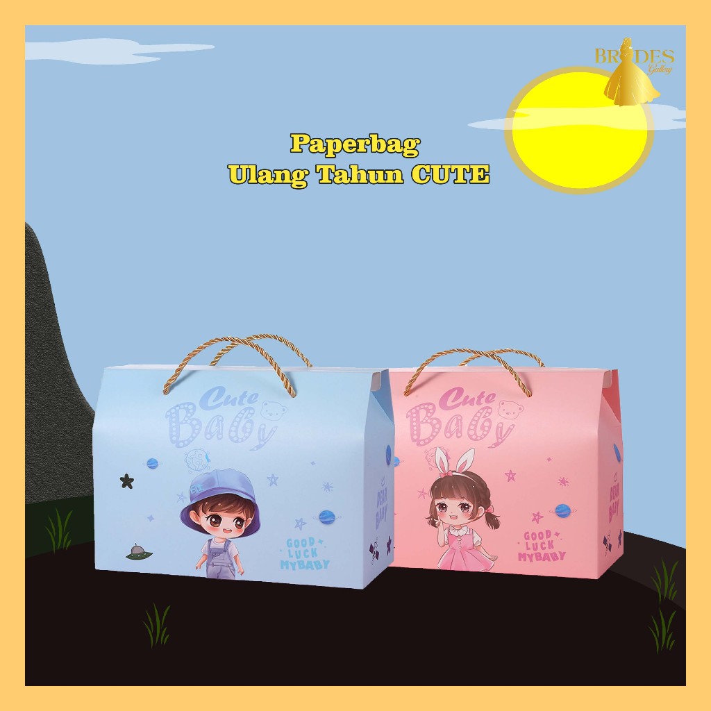 Jual BD Paperbag Ulang Tahun / Goodie Bag Bingkisan Souvenir Ulang ...