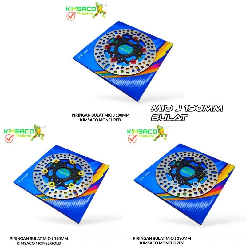 Jual Disc Brake Piringan Cakram Depan Lebar 190mm Kimsaco model KTC ...