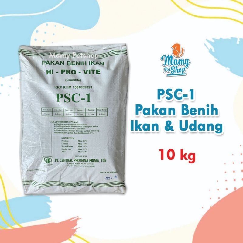 Jual PAKAN BENIH IKAN HI-PRO-VITE PSC-1 CRUMBLE 10 KG | Shopee Indonesia