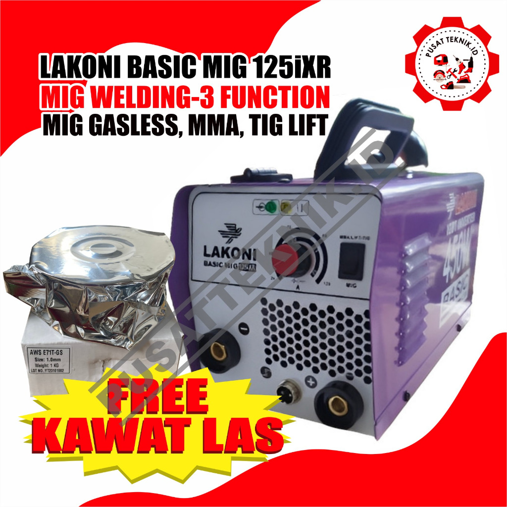 Jual MESIN LAS LAKONI BASIC MIG 125ixR INVERTER LAKONI BASIC 125 IXR | Shopee Indonesia
