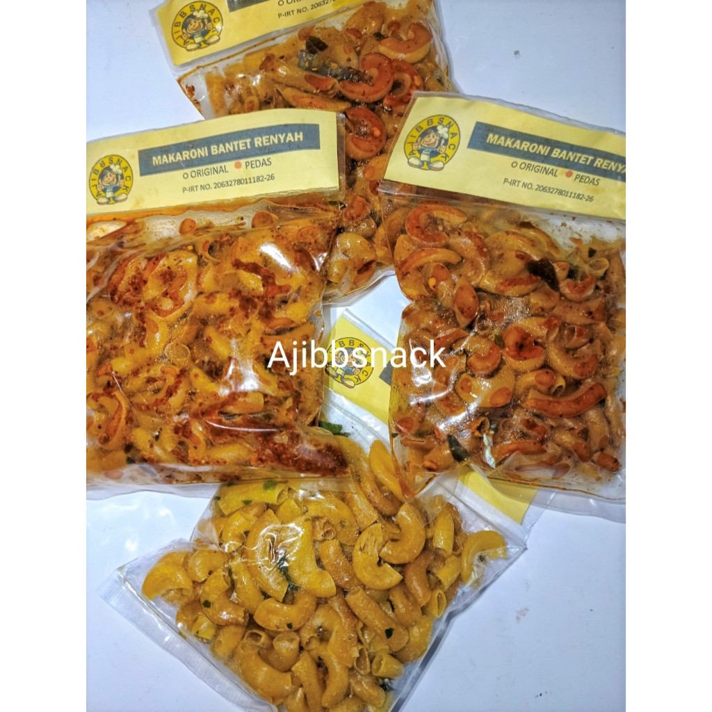 Jual MIX Makaroni Bantet khas Tasikmalaya Cemilan CAMPUR 70gr | Shopee ...