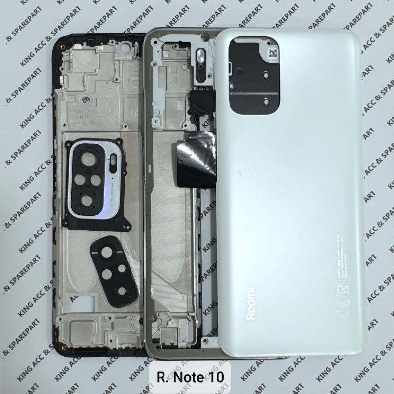 Jual CASING HOUSING FULLSET TUTUP BELAKANG XIAOMI REDMI NOTE 10 ...