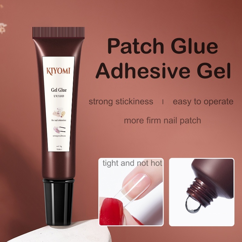Jual KIYOMI Lem kuku gel kuku palsu elastic New Tec Nail Tips Glue Gel ...
