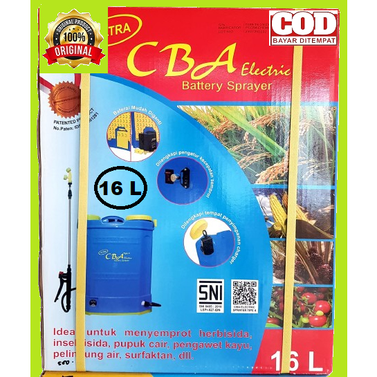 Jual TANGKI ELEKTRIK CBA TYPE 4 16 LITER ORI | Shopee Indonesia