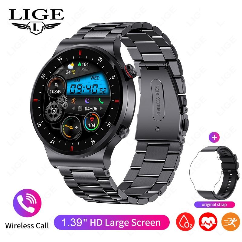 Jual LIGE Jam Tangan Smartwatch Pintar Tahan Air Pria Panggilan ...