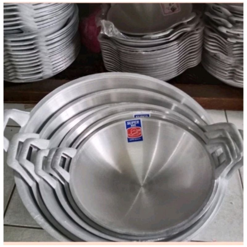 Jual wajan aluminium cor tebal/wajan tradisional | Shopee Indonesia