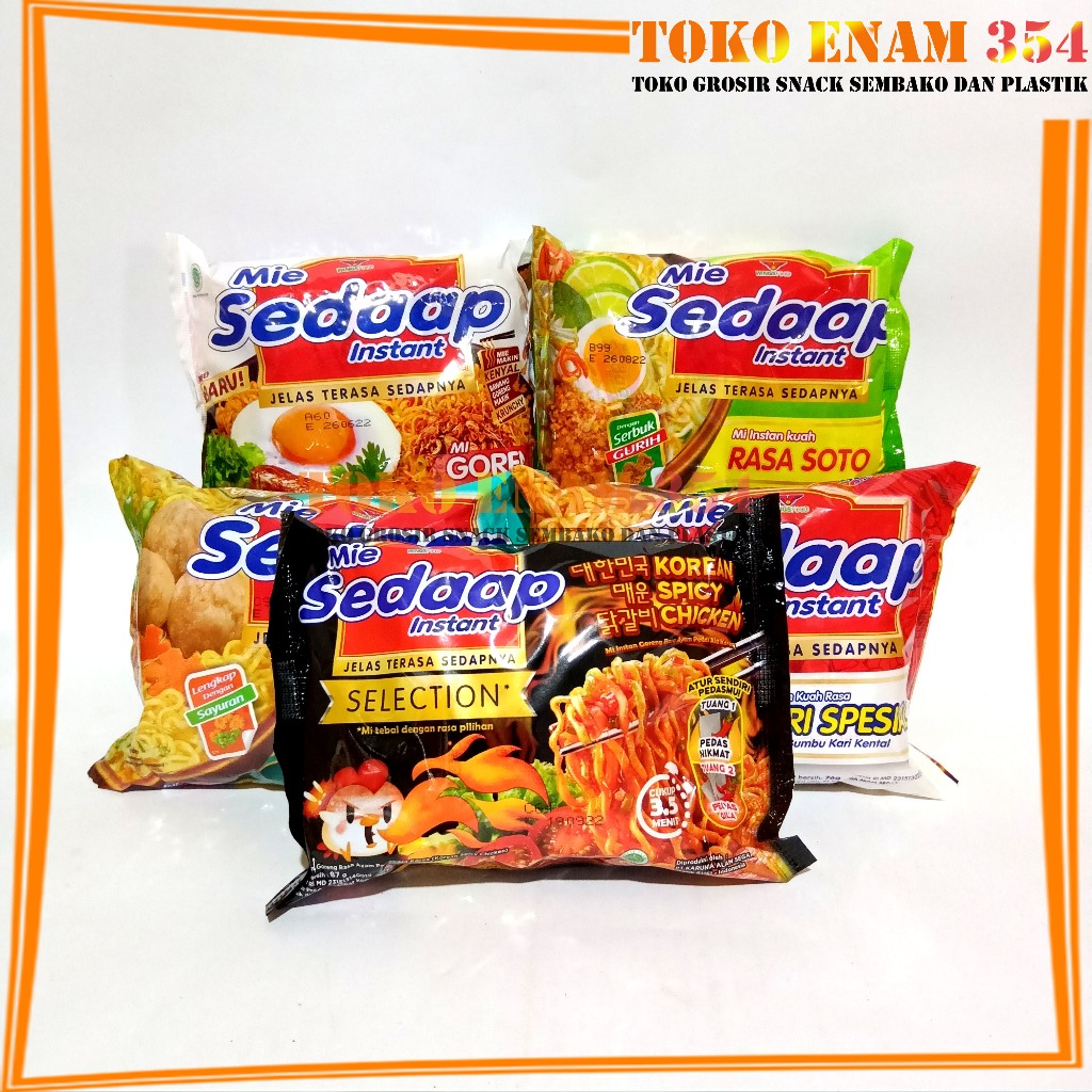 Jual mie sedaap all varian kuah dan goreng instan | Shopee Indonesia