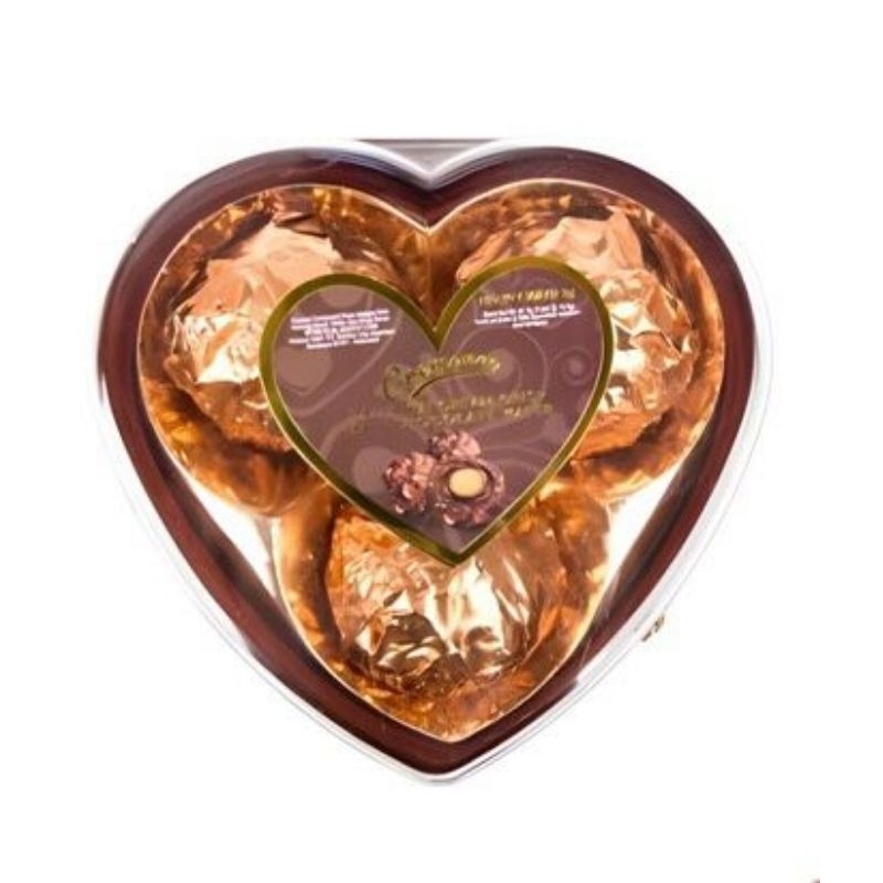 Jual [COKELAT] Cremona Hazelnut Cream Crisp Malt Chocolate Heart/36gr ...